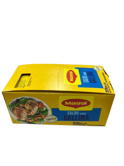 CUBITO MAGGI CALDO GALLINA DISPLAY 10 CAJAS DE 6UNDS X 9.5GR