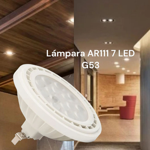 Lampara 7 Led Ar111 15w 12v G53 Sica