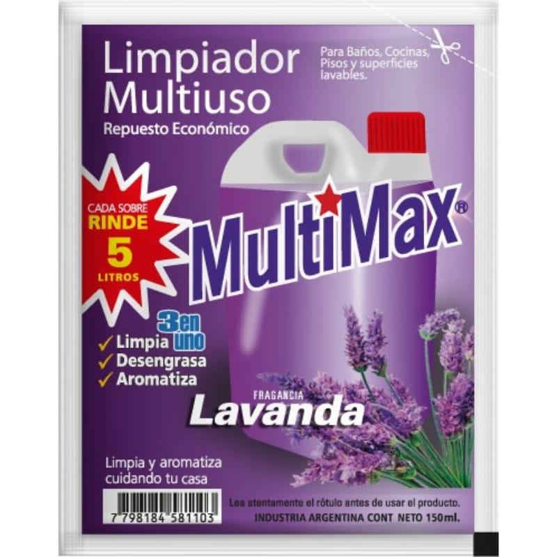 LImpiador Multiuso Multimax Sobre Rinde 5 Lts.